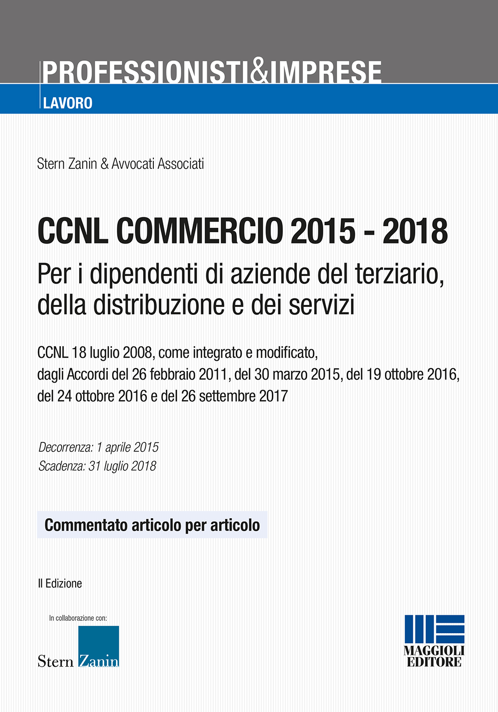 CCNL: tabelle retributive 2018