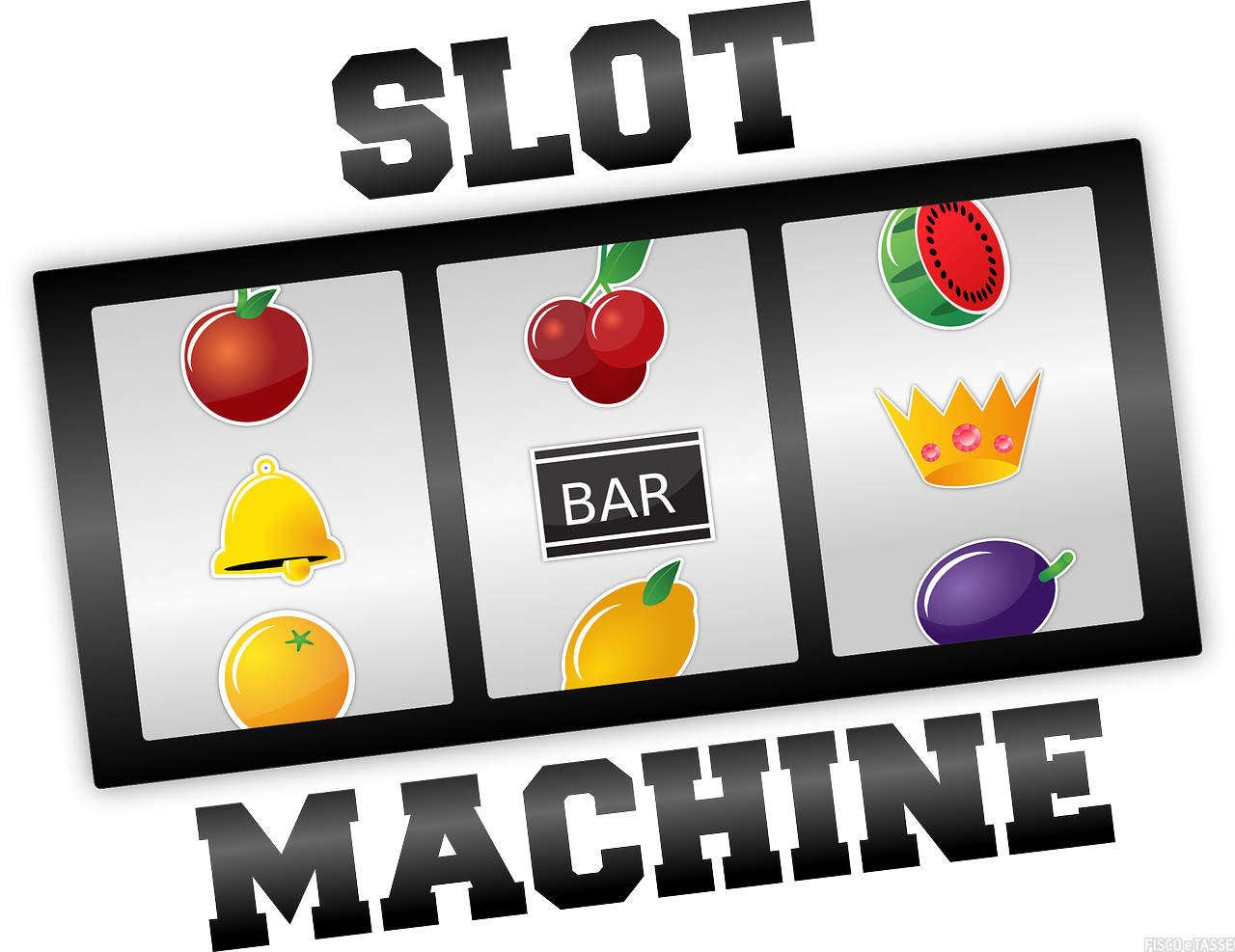 Logo "no slot" per circoli e attività senza slot machine - FISCOeTASSE.com