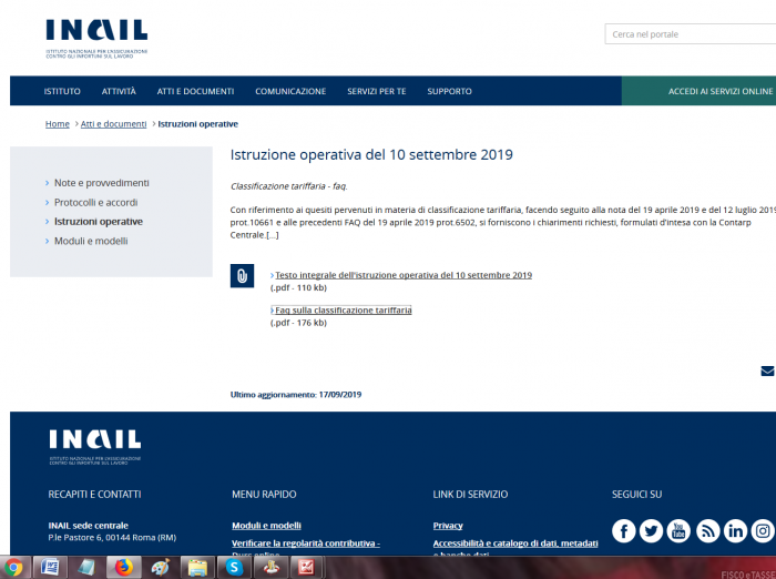 Versamenti INAIL: dal 9 ottobre la procedura online per le ...