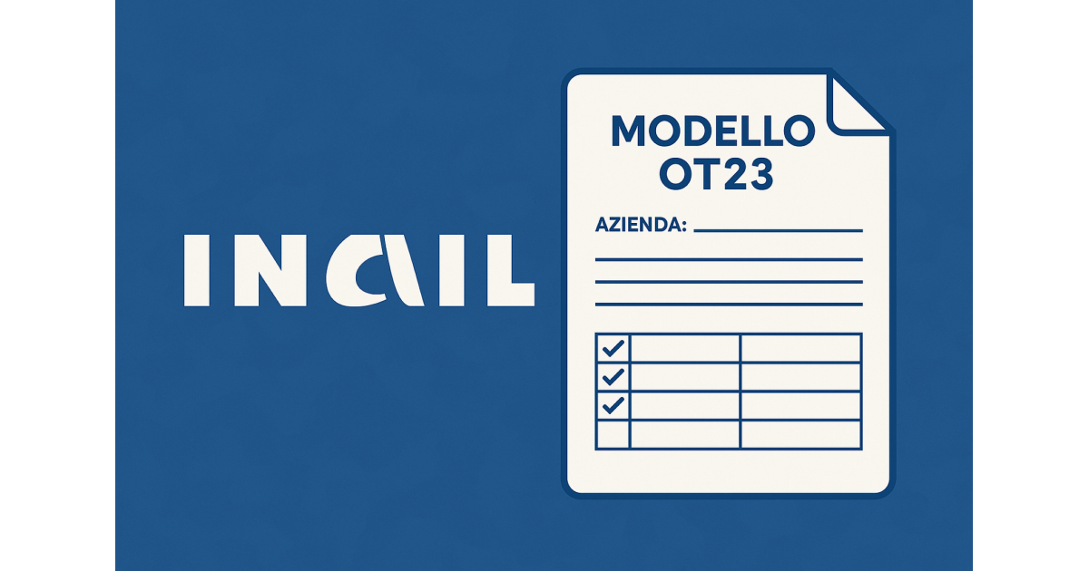 Modello INAIL OT23 2026 rettificato - FISCOeTASSE.com