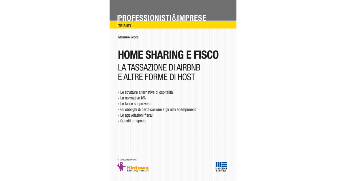 Home sharing e fisco - (Libro) - FISCOeTASSE.com