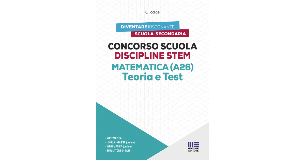 Concorso Scuola Discipline Stem Matematica A26